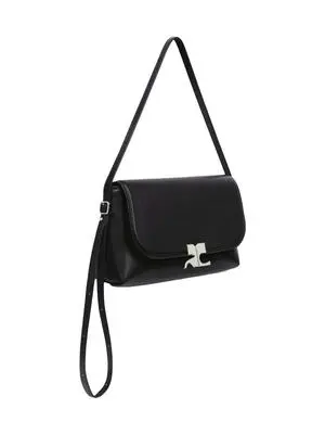COURREGES Icôntype Shoulder Bag - Black
