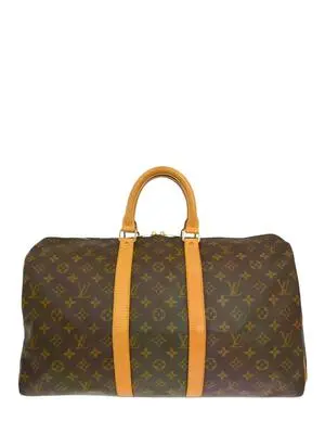 LOUIS VUITTON Monogram Keepall 45 - Brown