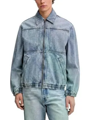 LEVI'S Zip-fastening Denim Jacket - Blue