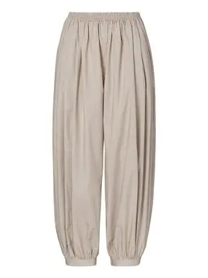 Tory Burch Balloon Pants With Cinched Ankles - Gray