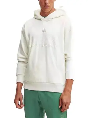 Adidas Embossed Logo Hoodie - Neutrals