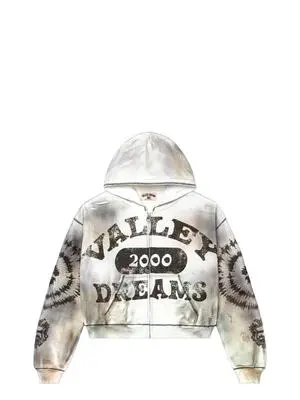 VALE FOREVER Zip-up Hoodie - Neutrals