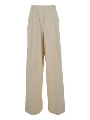 Dries Van Noten DRIES VAN NOTEN Striped Cotton Pants With Elasticated Waist Multicolor