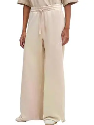 Adidas All Szn Drawstring Wide-leg Pants - Neutrals
