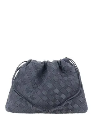 Bottega Veneta Suede Shoulder Bag With Drawstring Closure - Multicolor