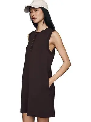 Varley Elba Tank Dress - Brown