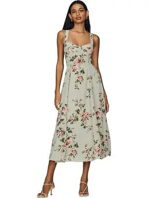 REFORMATION Lela Midi Dress - Chorus