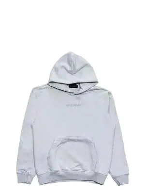 JORDAN Wordmark Embroidered-logo Hoodie - Grey