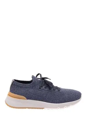 Brunello Cucinelli Wool Knit Sneakers - Multicolor