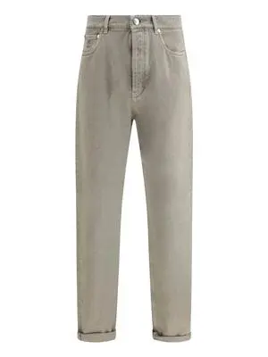Brunello Cucinelli Dyed Denim Pants - Multicolor