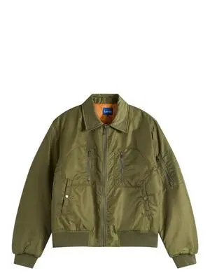 LARRIET Walsh Bomber Jacket - Olive
