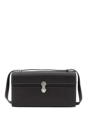 SAVETTE Savette "Simmetry" Shoulder Bag In Leather