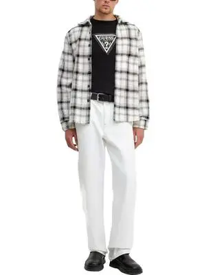 Guess Winston Checked Shirt - Neutrals
