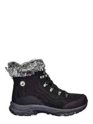 Sketchers Trego Waterproof Lace-up Snow Boots - Black