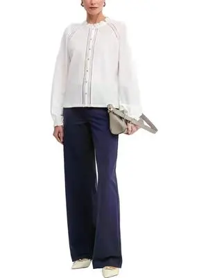 SILVIAN HEACH Belt-loop Trousers - Blue