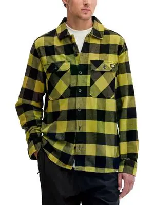Dickies Check-pattern Chest-pocket Shirt - Green