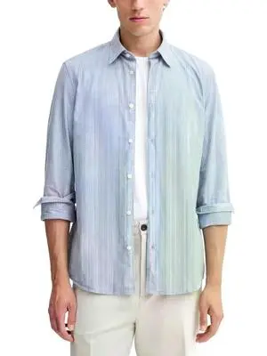 Marc O'polo Striped Buttoned Shirt - Blue