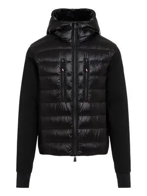 Moncler Hooded Knit Cardigan - Black