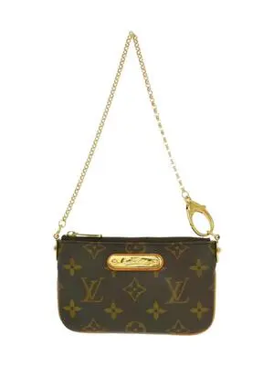 LOUIS VUITTON 2008 Monogram Pochette Milla Pm Mini Bag - Brown