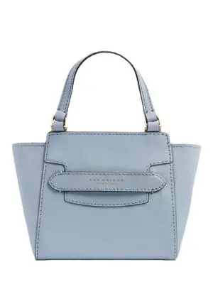THE BRIDGE Leather Shoulder Bag - Blue