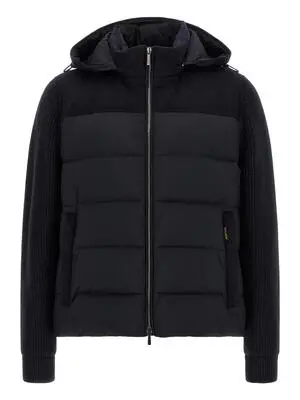 MOORER Jesse-stp Bomber Jacket - Black