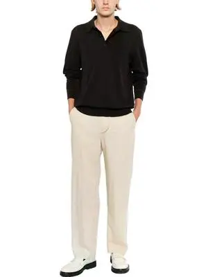 Brioni Sea Island Piqué Cotton Polo Shirt - Brown