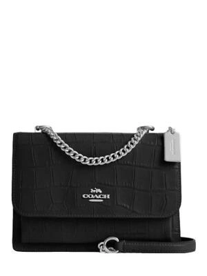 COACH Klare Crossbody Bag With Chain Strap - Silver/black