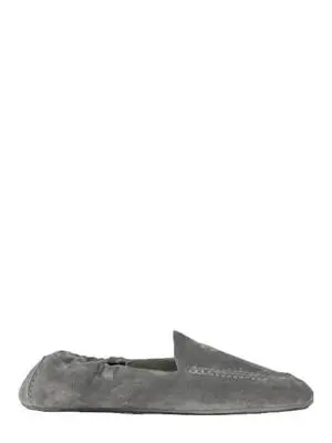 Celine Adam Loafer In Suede Calfskin - Grey