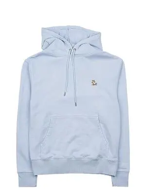 Maison Kitsuné Long Sleeve Hooded Sweatshirt - White