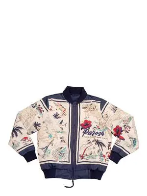 P.a.r.o.s.h Printed Bomber Jacket - Nude