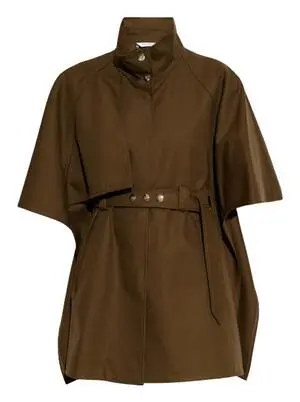 Max Mara Avenue Belted Cape - Brown