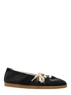 MAISON MARGIELA Replica Soft Laced Ballet Flats - Black