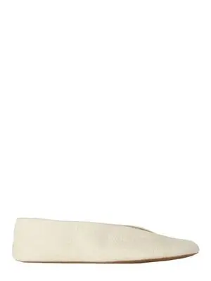THE ROW Fay Flat Two Slip-on Shoes - Shell