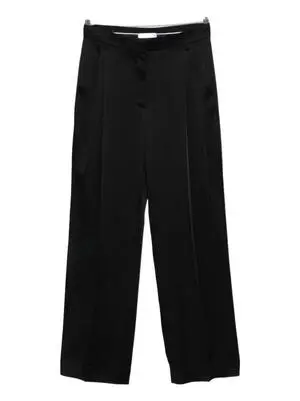 Stella McCartney Pleated Wide-leg Tailored Trousers - Black