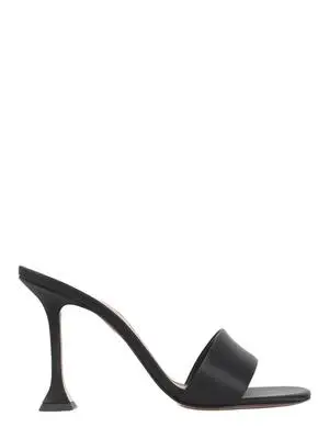 Amina Muaddi Open-toe High-heeled Sandals - Black