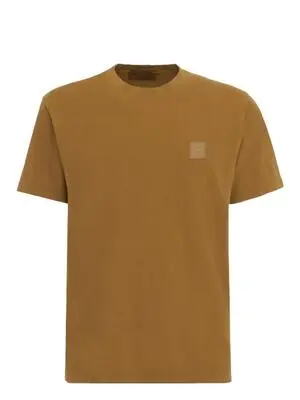 STONE ISLAND Warm Brown Crew Neck Short
