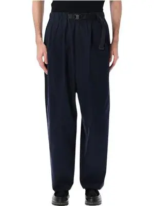 Comme Des Garçons Homme Belted Loose Fit Trousers - Black
