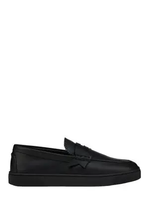 CHRISTIAN LOUBOUTIN The Harold I Slip-on Boat Shoes - Black
