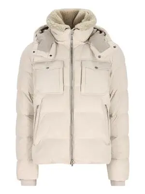 MOORER Hooded Padded Down Jacket - Nude