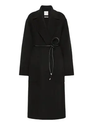Sportmax Belted Coat - Black