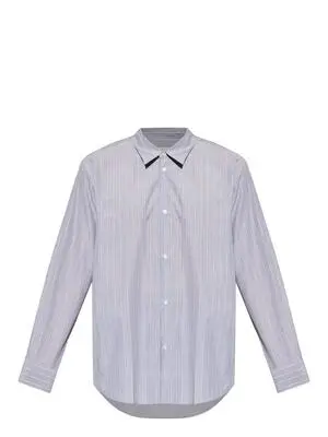 Studio Nicholson Striped Long-sleeve Shirt - Gray