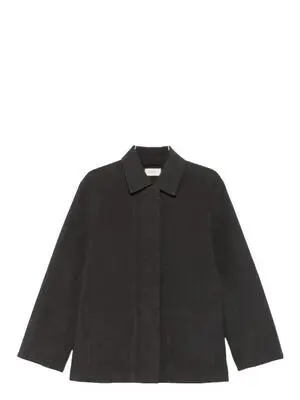THE ROW Baeza Concealed-fastening Jacket - Black