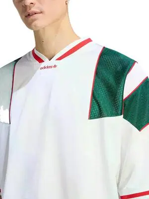 Adidas Mesh-panel Jersey T-shirt - White