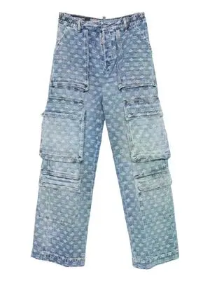 Dsquared2 Monogram Multi-pocket Jeans - Blue
