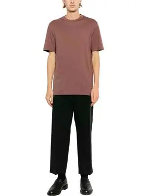 Brioni Gassed Cotton T-shirt - Brown