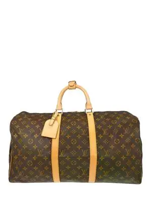 LOUIS VUITTON Keepall 50 Monogram Luggage - Brown