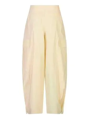 MEIMEIJ Beige Pleated Cargo Trousers - Neutrals