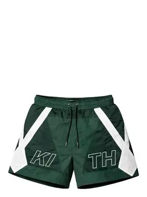 Kith Turbo Panelled Shorts - Green