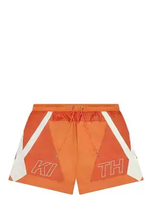 Kith Turbo Colour-block Shorts - Orange