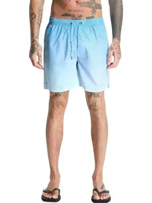 DAILY PAPER Ombre Shield Swim Shorts - Blue
